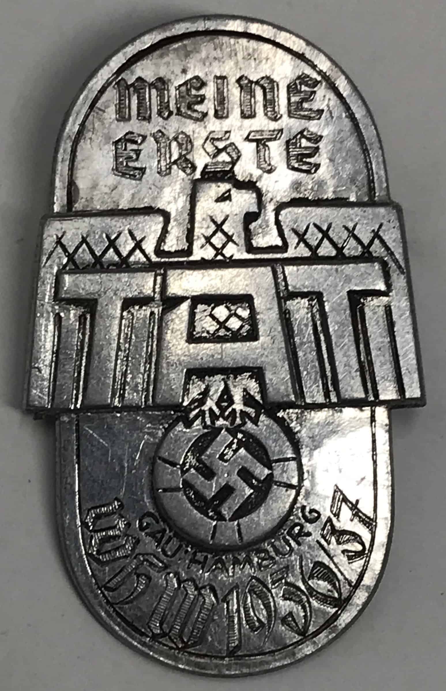 Secure Certified Original German NSDAP WHW Lapel Badge