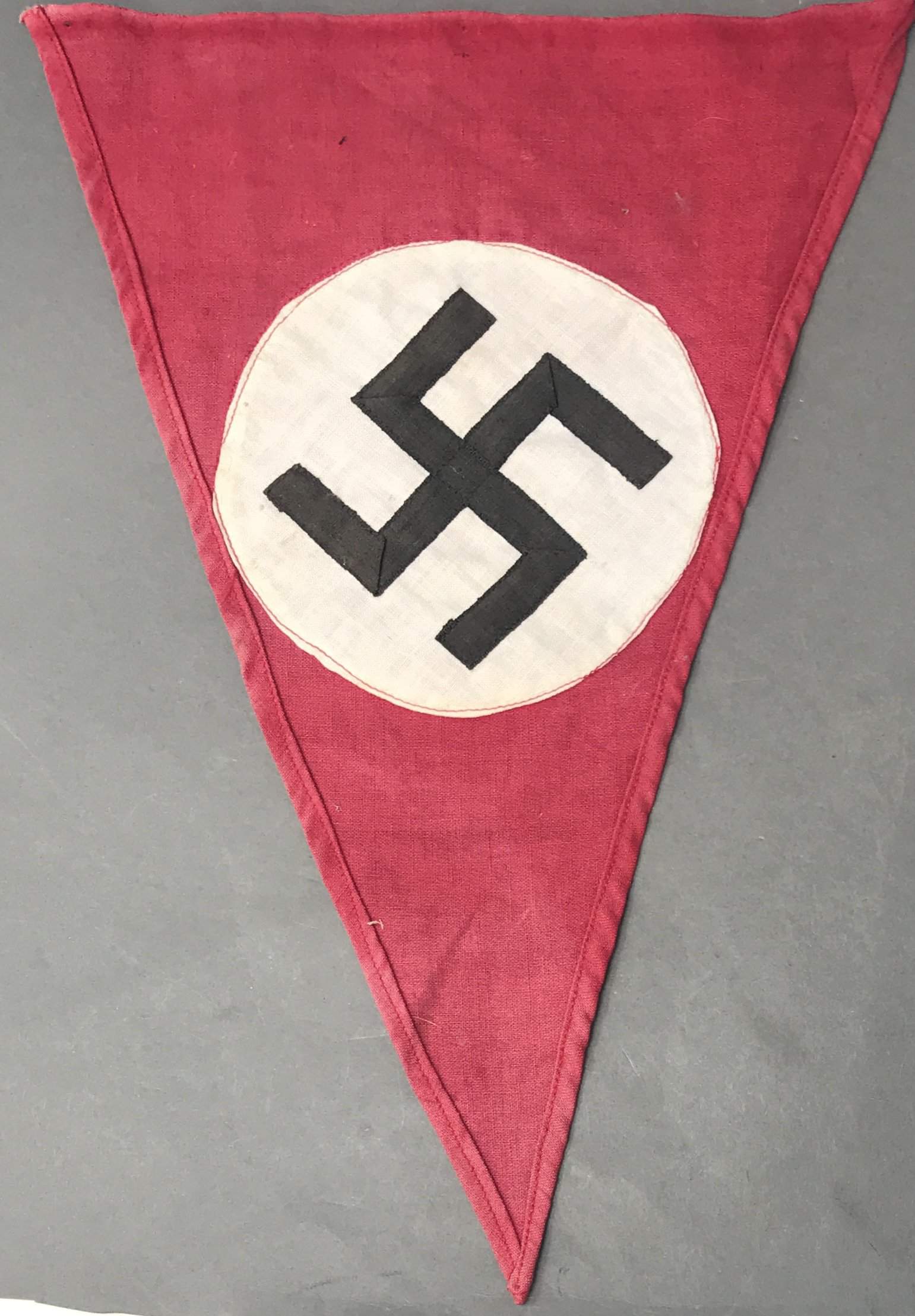 WWII German NSDAP Cloth Parade Pennant Flag | Gettysburg Museum