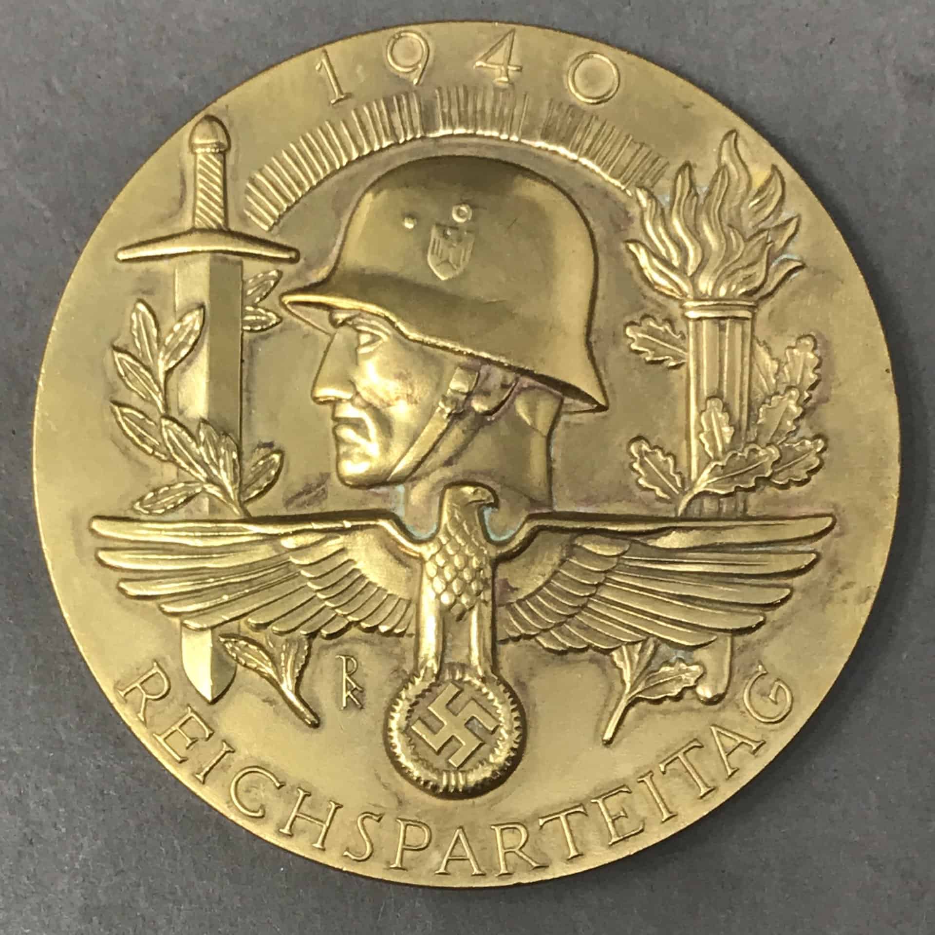 Rare 1940 NSDAP Medal by Deschler: A WWII Collectible Gem