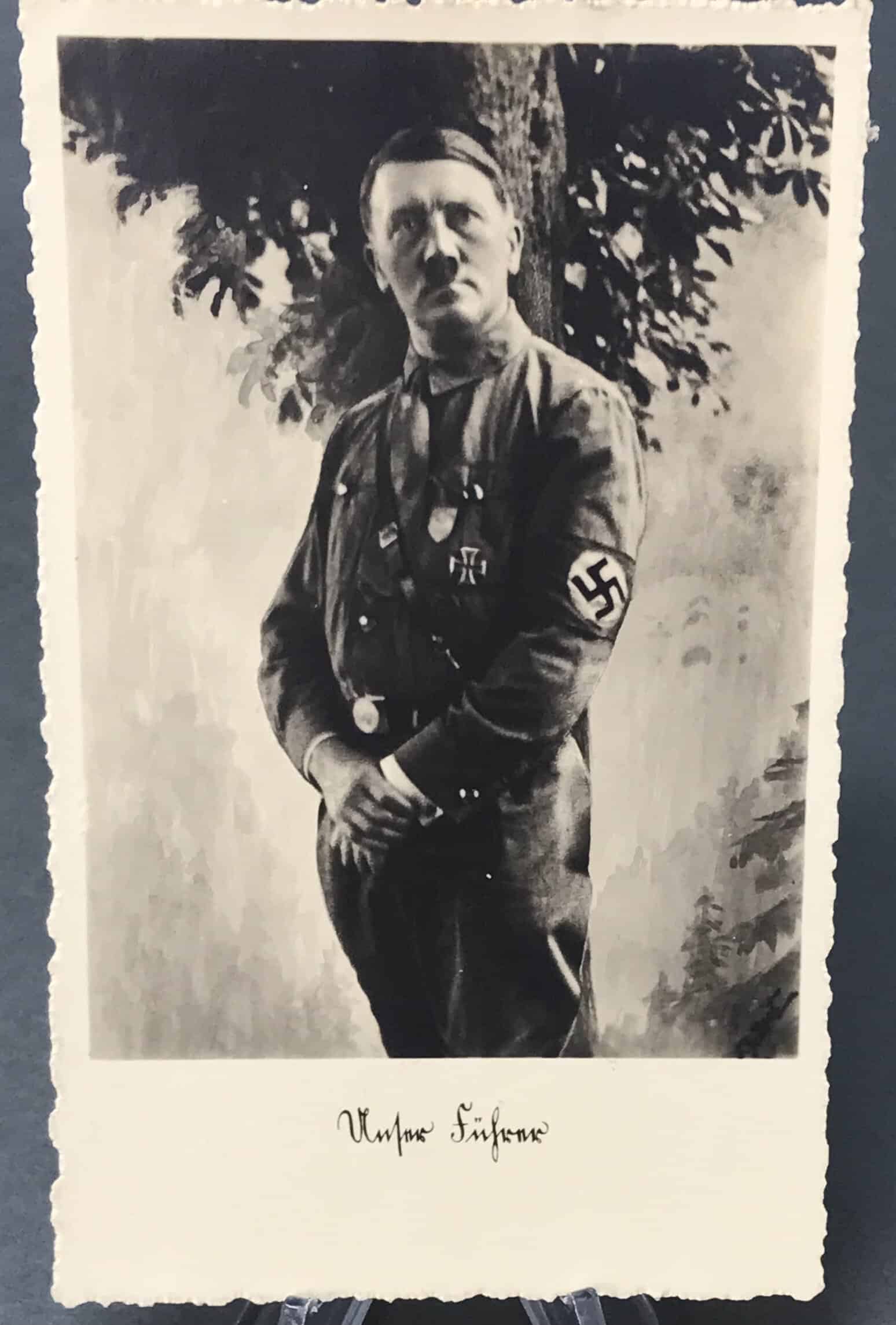 Rare 1930s Adolf Hitler Photo Postcard | Certified Historical Artifact