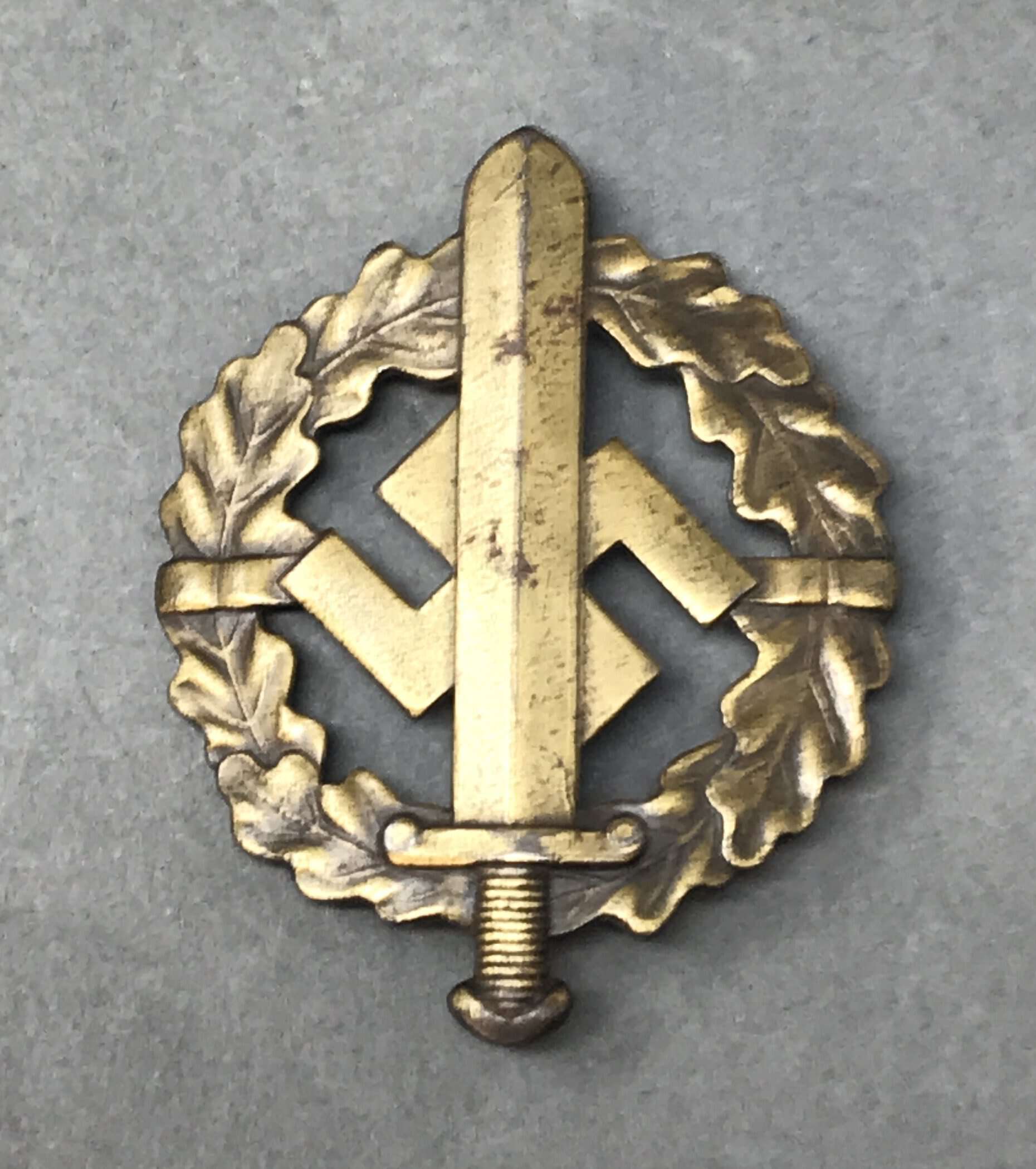 Discover Certified WWII NSDAP SA/SS Bronze Sports Badge