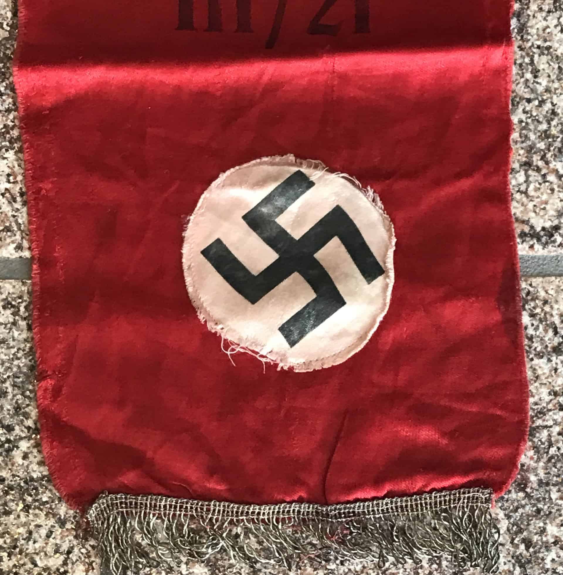 Original Nazi Party Funeral Sash Certified by U.S Veteran
